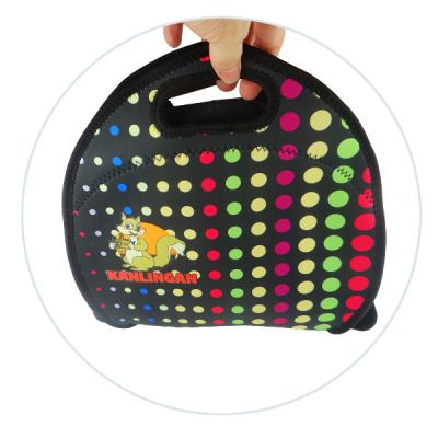 Cina Totalizzatore riutilizzabile del pranzo del neoprene di 4mm, borsa del panino con una chiusura lampo lunga in vendita