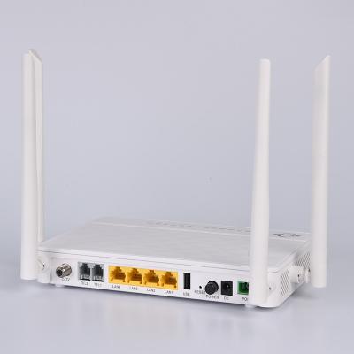Cina 4GE modem di rete della fibra di CA WLAN 2VOICE GEPON XPON Ontario in vendita