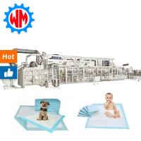 Quality Easy Operation Underpad Production Line 250 Meters/Min Underpad Machine for sale