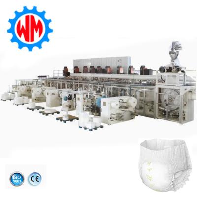 500-600pcs/Min Baby Pants Making Machine Baby Training Pants Production Line