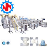 Quality Powerful Factory Full Servo 350PCS/Minute Adult Diaper Making Machinery Global Export for sale