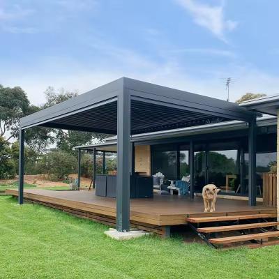 China Gazebo de alumínio personalizável com dossel retrátil durável e versátil à venda