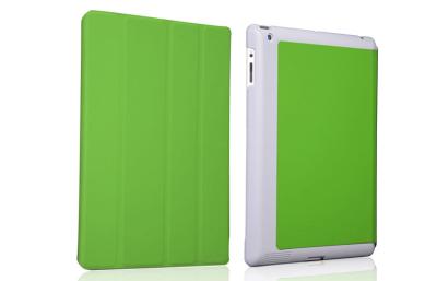 Cina Copertura del supporto della cassa del cuoio dell'unità di elaborazione del PC della compressa della pelle di capra per il iPad 4, colore su ordinazione del iPad 3 del ipad 2 in vendita