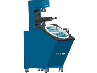 中国 頭上式の照明の大きい分度器スクリーンVOC600-2010が付いている床立つ投影検査器 販売のため