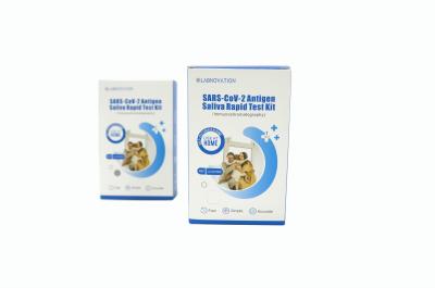 China High Sensitivity Antigen Saliva Home Test Kit 15 Min For SARS CoV 2 Rapid Test for sale