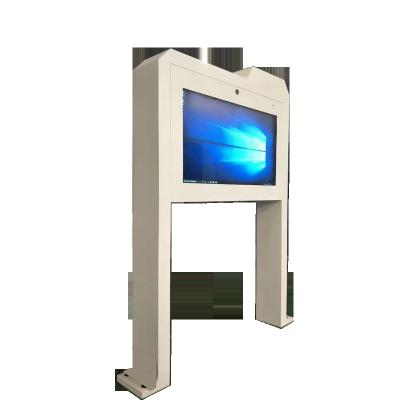 Κίνα πάτωμα 43 ίντσας AC100-240V που στέκεται το ψηφιακό σύστημα σηματοδότησης, υπαίθρια κάθετη οθόνη 50/60 Hz LCD προς πώληση