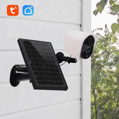 China Cámara con pilas de la radio del panel solar de Tuya APP 5W en venta