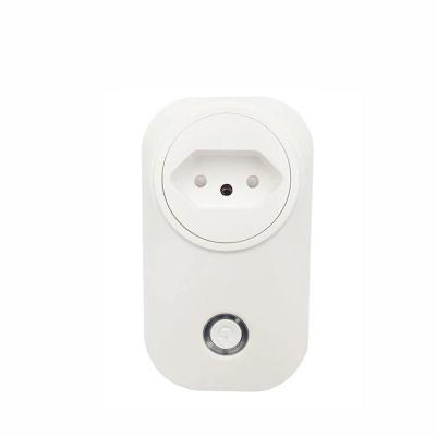 China Enchufe elegante estándar de Alexa Tuya WiFi del hogar del Brasil Google en venta