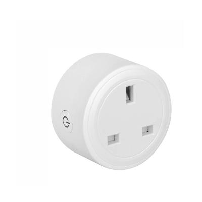 China Enchufe elegante eléctrico de Reino Unido Tuya WiFi vía el teléfono del IOS de Android en venta