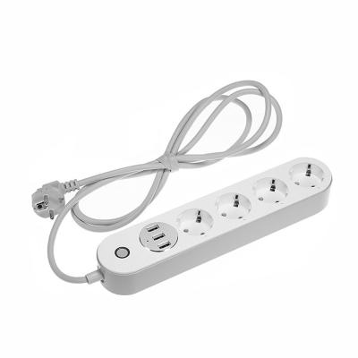 China Enchufe de Tuya Smart de 3 puertos de USB en venta