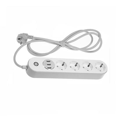 China Zócalo de poder elegante de Wifi de los mercados de Tuya con el cable de los 2.1m en venta