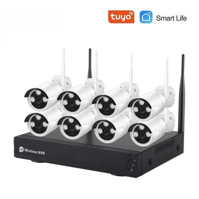 Cina Il sistema di sicurezza NVR senza fili del CCTV di 8CH 2MP Tuya Camera ha fissato la matrice LED in vendita