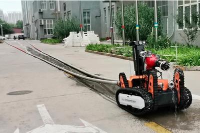 China Geländegängiger explosionsgeschützter Feuerlösch-Aufklärungsroboter zu verkaufen
