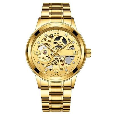 China Ultra dünne Skelett-Uhr-Skelett-Sport-Uhr-Skelett-Weinlese-Uhr zu verkaufen