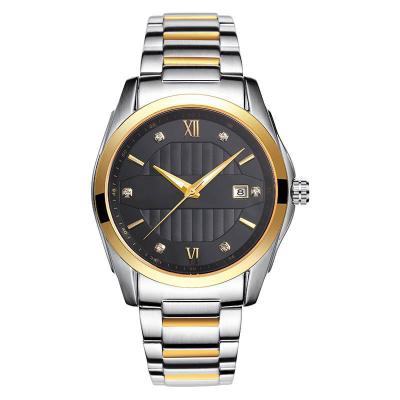 China Automatischer das Geschäfts-Diamond Studded Watch With Steel-Gurt der mechanischen Männer zu verkaufen