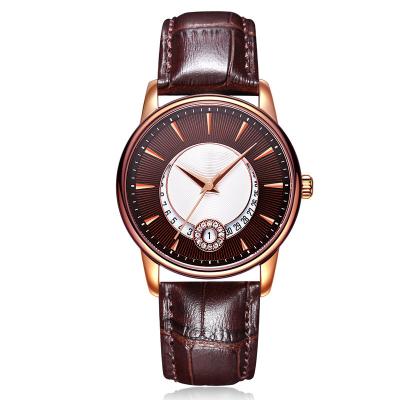 Cina Le signore rivestono di pelle l'orologio alla moda del movimento del quarzo di bellezza in vendita