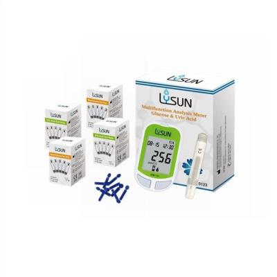 Cina Analizzatore di glucosio nel sangue di acido urico ad alta precisione a macchina 2 in 1 in vendita