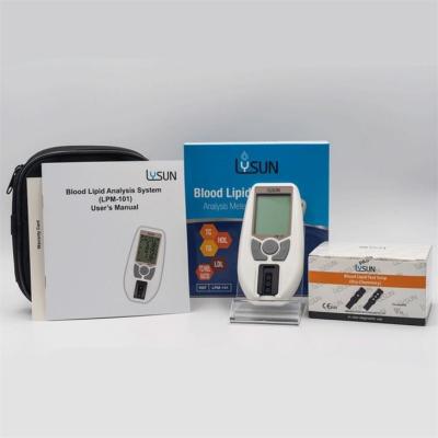 Cina 3 in 1 Striscia reattiva per lipidi nel sangue Colesterolo totale, trigliceridi, lipoproteine ad alta densità TC/TG/HDL/LDL per analizzatore POCT in vendita