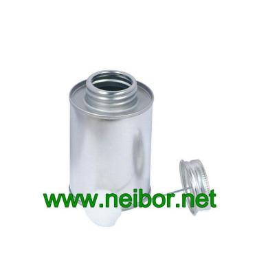 China El cepillo del uso de la industria química adentro puede pegamento del PVC puede 100ML 250ML 500ML 1000ML con el tapón de tuerca en venta