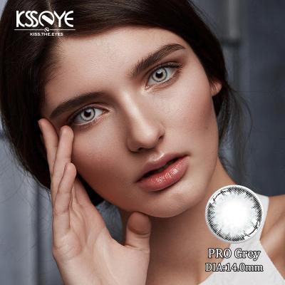 Cina Lenti a contatto di colore di Ksseye per il caso di Grey Beauty Pupils Natural With degli occhi in vendita