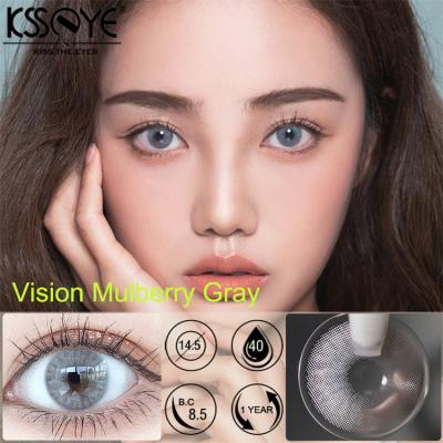 Cina Gelso cosmetico Grey Eye Color Contact Yearly dell'occhio del cerchio molle di KSSEYE grande 14.00mm in vendita
