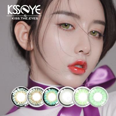 China Factory cheap price Soft Monthly eyes Contact Lenses Clear Prescription Contacts with power 14.0mm-14.5mm for sale