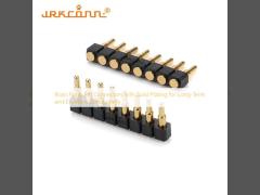 8P Pogo Pin Connector SMT 2A Current Brass Alloy C3604
