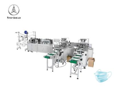China Controle do PLC do de alta capacidade máquina da máscara protetora de 3 camadas à venda