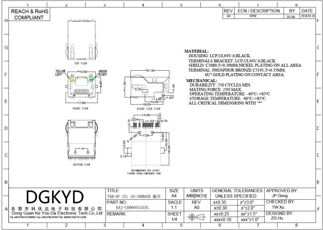 PCB Magnetic Jack product image