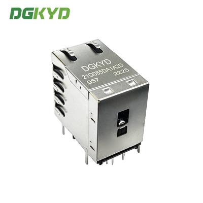 China El puerto 1000 de la base-T 2X1 protegió el soporte del PWB de la INMERSIÓN del conector Rj45 en venta