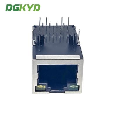 China Golpecito encima del conector hembra RJ45 Jack modular 10/100BASE con el LED en venta