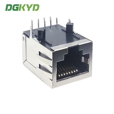 Cina Singolo connettore Crystal Head Lampless del porto RJ45 di DGKYD111B084HWA1D in vendita