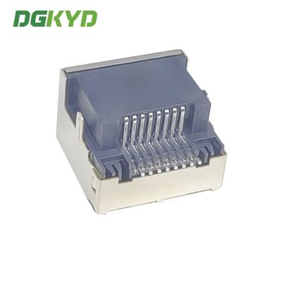 China Solo interfaz portuario de SMT del conector de la red RJ45 del fregadero 4,2 de KRJ-CB4.2SMTWDNL en venta