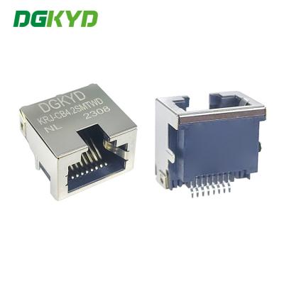 China Solo interfaz portuario de SMT del conector de la red RJ45 del fregadero 4,2 de KRJ-CB4.2SMTWDNL en venta