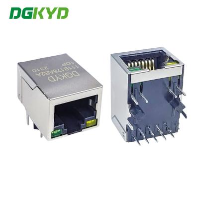 China Conector Crystal Head Network de DGKYD111B178AB2A1DP RJ45 el 100M With Light Poe en venta