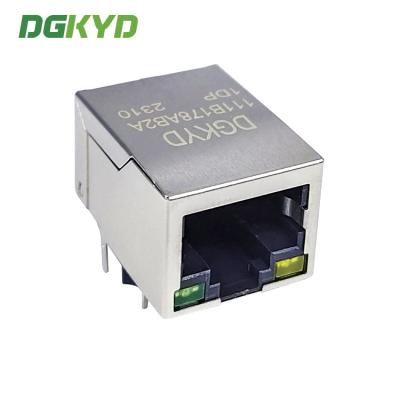 China Conector Crystal Head Network de DGKYD111B178AB2A1DP RJ45 el 100M With Light Poe en venta