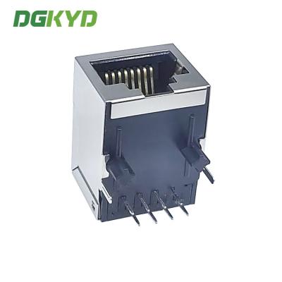 중국 빛 없는 DGKYD111B002GWA1D 단일 포트 RJ45 100M 통합된 변압기 판매용