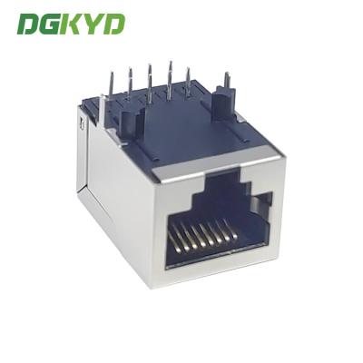 중국 빛 없는 DGKYD111B002GWA1D 단일 포트 RJ45 100M 통합된 변압기 판매용