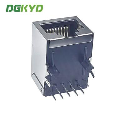 중국 빛 없는 DGKYD111Q066GWA1D RJ45 연결기 1000M 통합된 변압기 판매용
