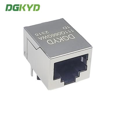 중국 빛 없는 DGKYD111Q066GWA1D RJ45 연결기 1000M 통합된 변압기 판매용