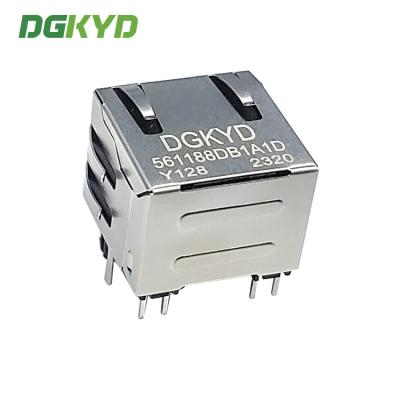 China DGKYD561188DB1A1DY128 sin el filtro 8P8C protegió el conector con el zócalo ligero del puerto de red en venta