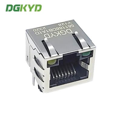 China DGKYD561188DB1A1DY128 sin el filtro 8P8C protegió el conector con el zócalo ligero del puerto de red en venta