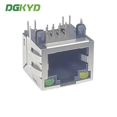 China DGKYD561188DB1A1DY128 sin el filtro 8P8C protegió el conector con el zócalo ligero del puerto de red en venta
