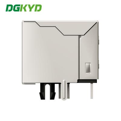 China DGKYD561188AB1A3DY1027 sin filtro Conector blindado 8P8C con enchufe de puerto de red ligero en venta