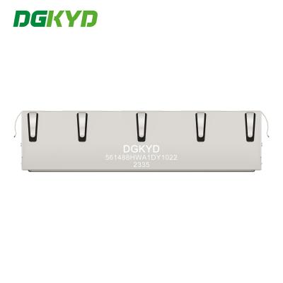 中国 RJ45 モジュラー ブロック インターフェイス Cat6 PCB ジャック イーサネット RJ45 メス コネクタ DGKYD561488HWA1DY1022 販売のため