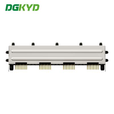 中国 RJ45 モジュラー ブロック インターフェイス Cat6 PCB ジャック イーサネット RJ45 メス コネクタ DGKYD561488HWA1DY1022 販売のため