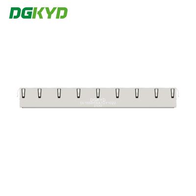 China RJ45 Protector digital RJ45 Cat5 1x8 Puerto múltiple Rj45 conectores modulares sin LED DGKYD561888HWA1DY1022 en venta
