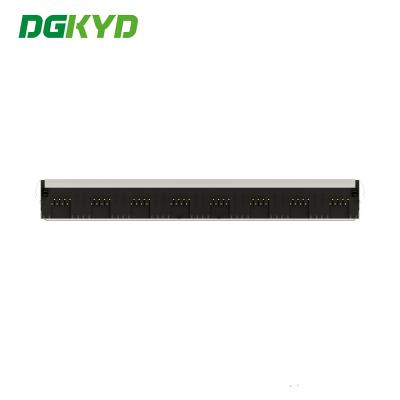 China RJ45 Protector digital RJ45 Cat5 1x8 Puerto múltiple Rj45 conectores modulares sin LED DGKYD561888HWA1DY1022 en venta