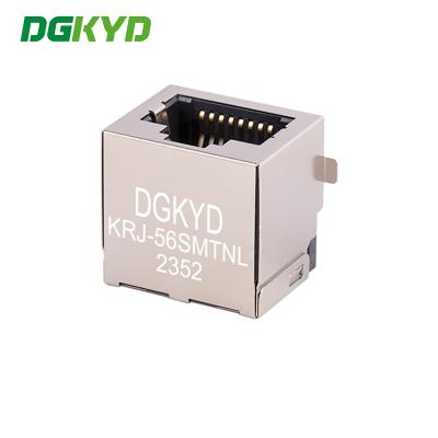 China KRJ-56SMTNL tomada de rede RJ45 de porta única sem interface de rede de filtro SMT à venda