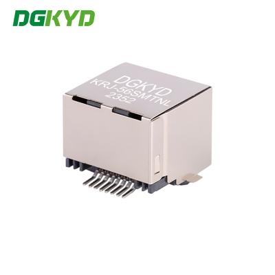 China KRJ-56SMTNL tomada de rede RJ45 de porta única sem interface de rede de filtro SMT à venda